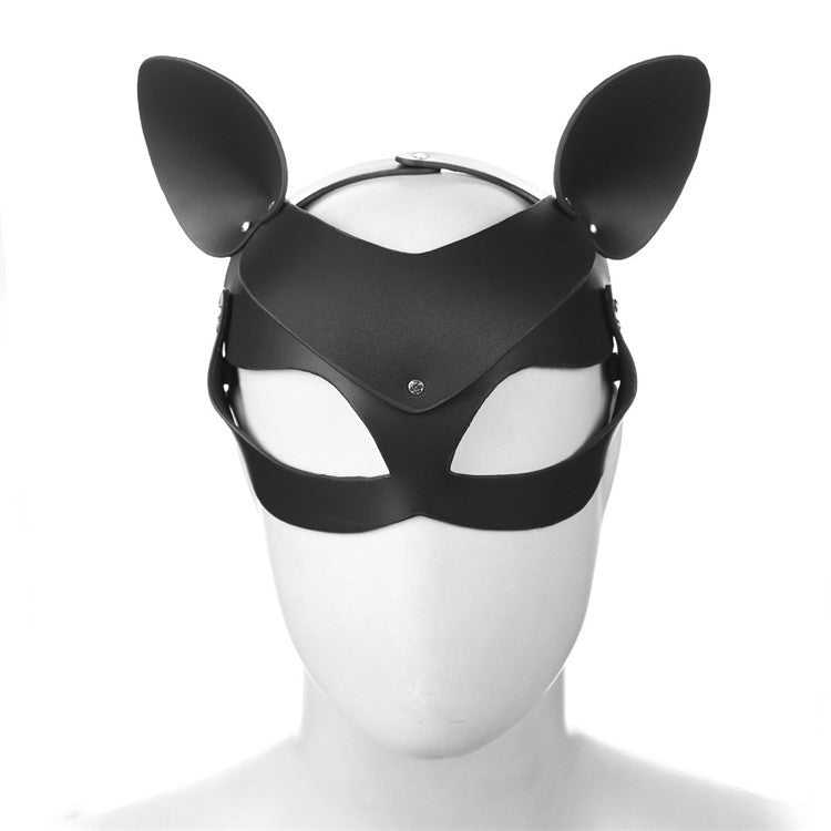 Faux Leather Fox Mask – versaley
