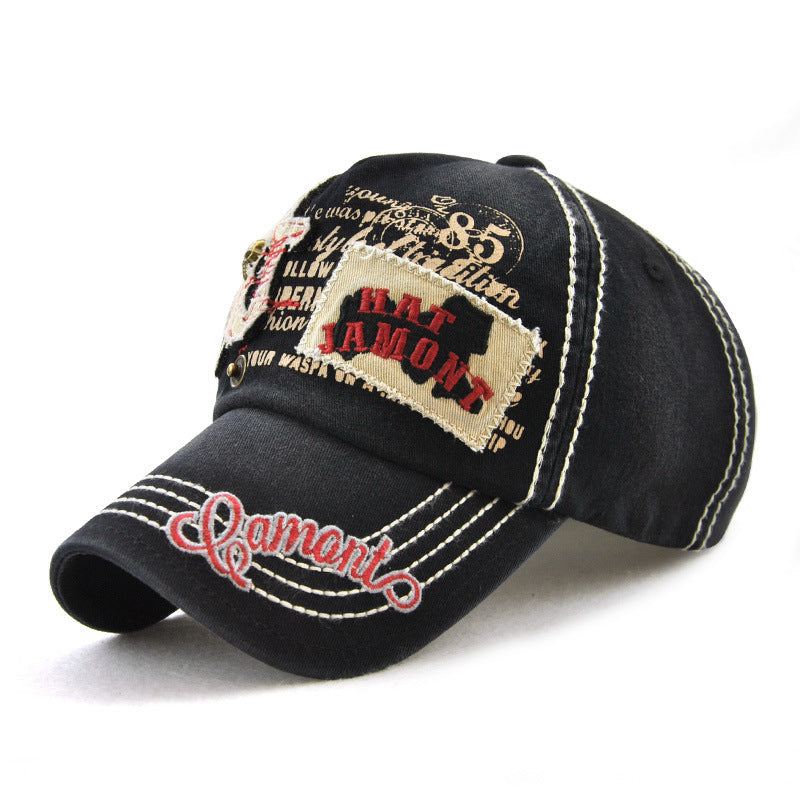 VINTAGE CALICO EMBROIDERED METAL SKULL HEAD BASEBALL CAP – versaley